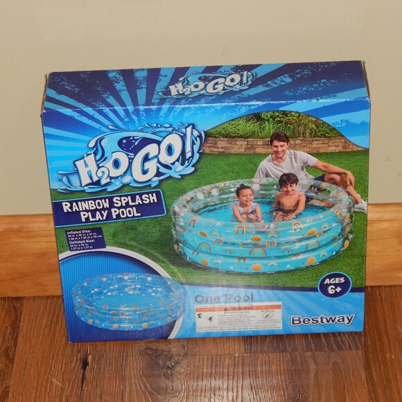 Bestway | Toys | New Rainbow Splash Kids Kiddie Inflatable Play ...